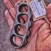 KASFLY Titanium Alloy Pea Pod Knuckle Multifunctional Self-Defense Too ...
